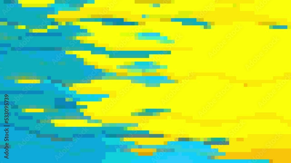 Pixel art multi colour cartoon abstract horizontal stripes background ...