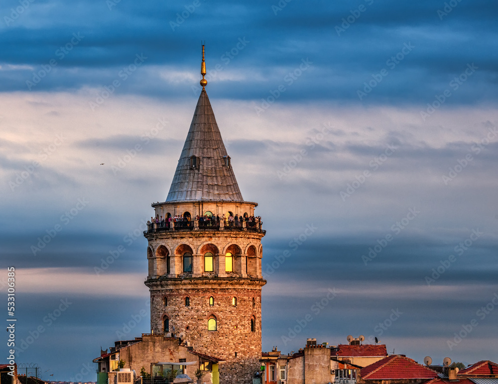 Galata Tower During the Byzantine period, Emperor Justinian had a tower ...