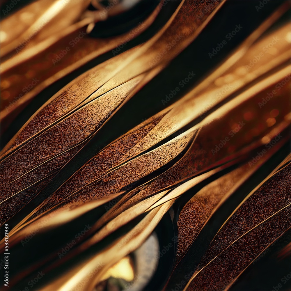 Metal armor of copper for texture background and tile template. The ...