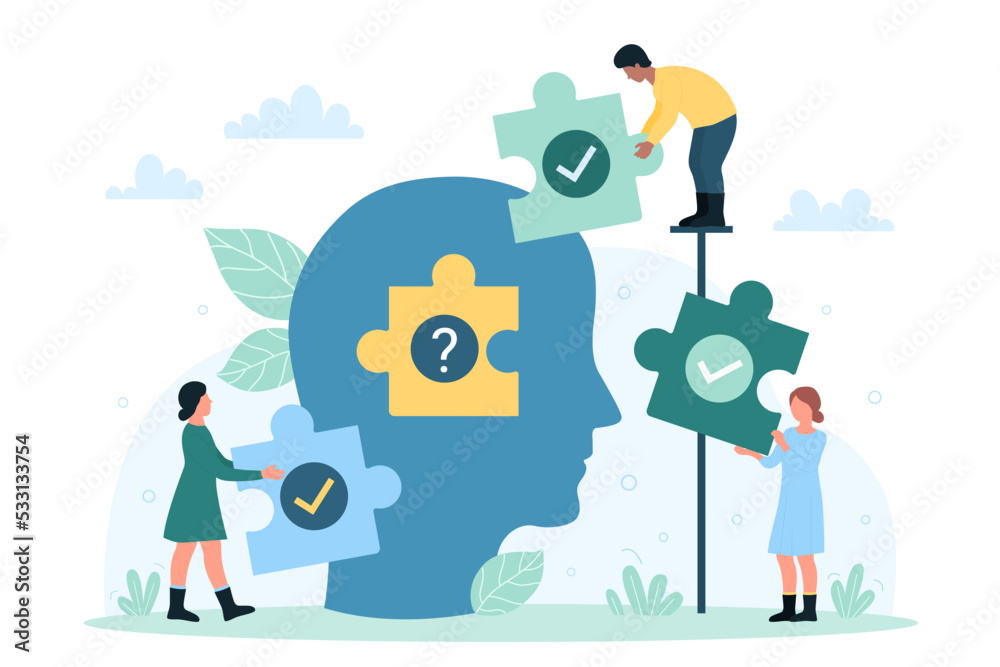 Human brain health, knowledge and work on ideas and solving business ...