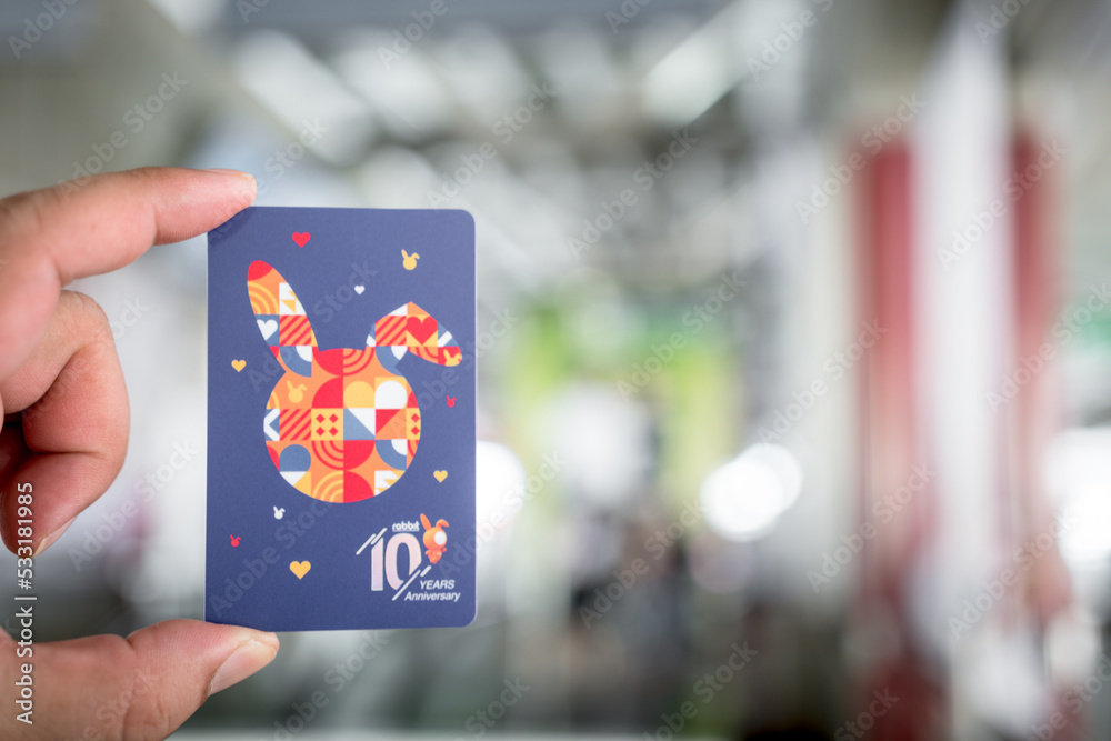 Bangkok, Thailand - Setember 25, 2022 : Hand man show BTS Single ...