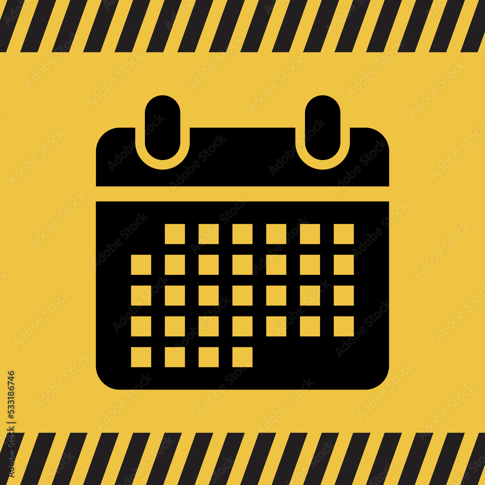 Logo calendrier. Stock Vector | Adobe Stock