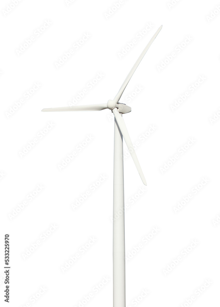 Transparent PNG of Eco Friendly Wind Turbine. Stock Photo | Adobe Stock