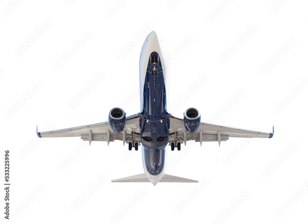 Transparent PNG of Passenger Air Plane Landing or Taking Off. Stock ...