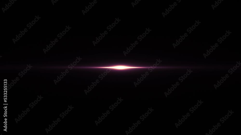 Abstract loop center pink purple optical shine light lens flares ...