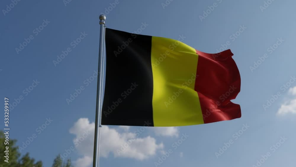 belgium flag flying on your screen, belgium flag, belgium flag green ...