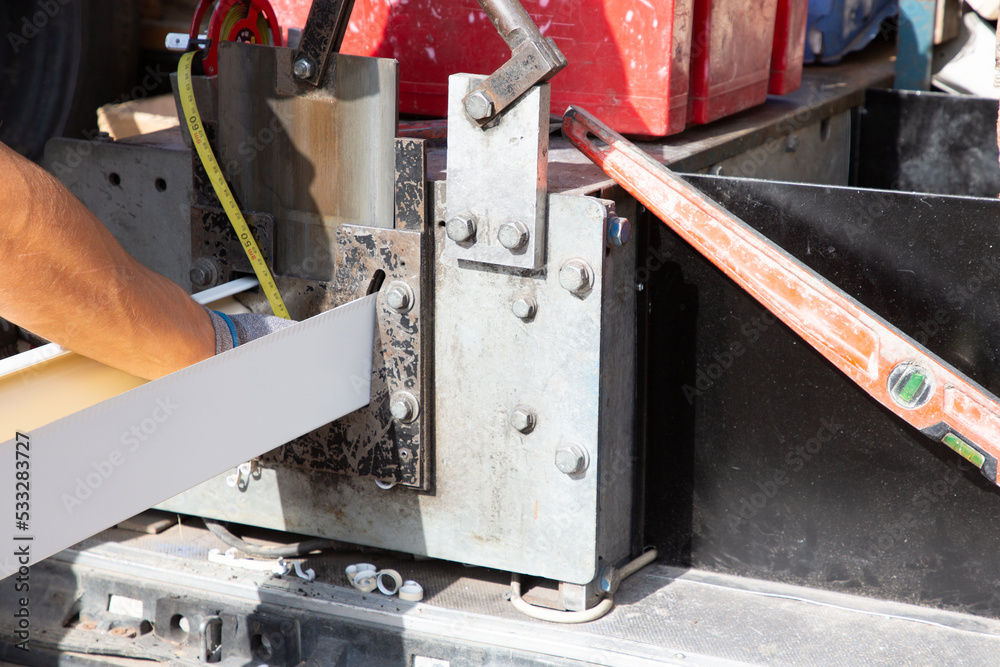 gutter forming cutting tool by meters machine aluminium Rain Gutter ...