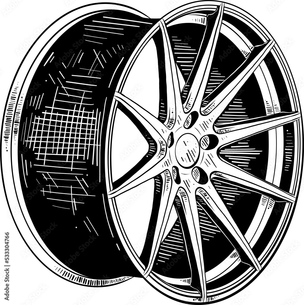 PNG engraved style illustration for posters, decoration and print. Hand ...