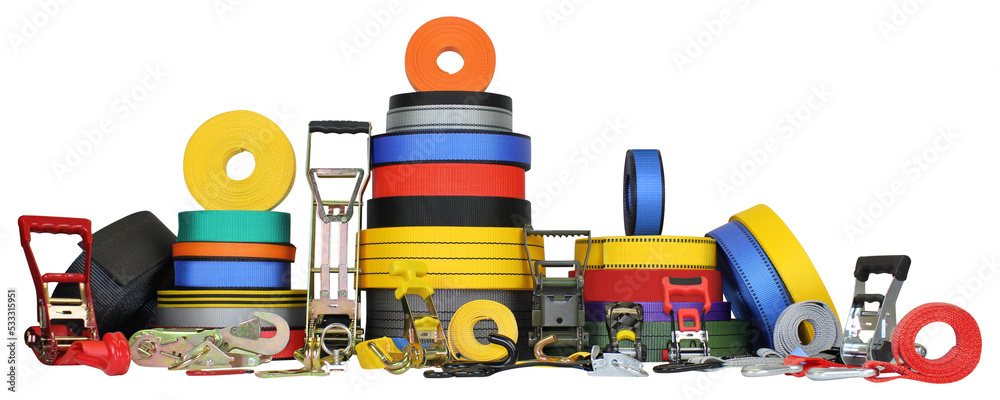Cargo lashing equipment banner. cargo lashing ratchet straps, lashing ...