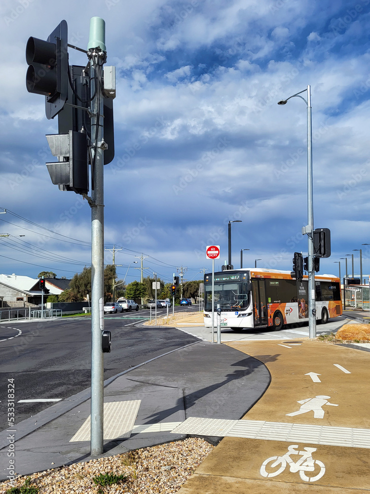 Chelsea, Victoria, Australia: July 16, 2022: Public Transport Victoria ...