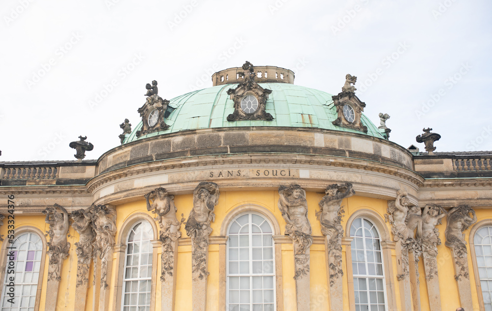 Potsdam, Germany - September 23, 2022: Sanssouci Palace, major sight of ...