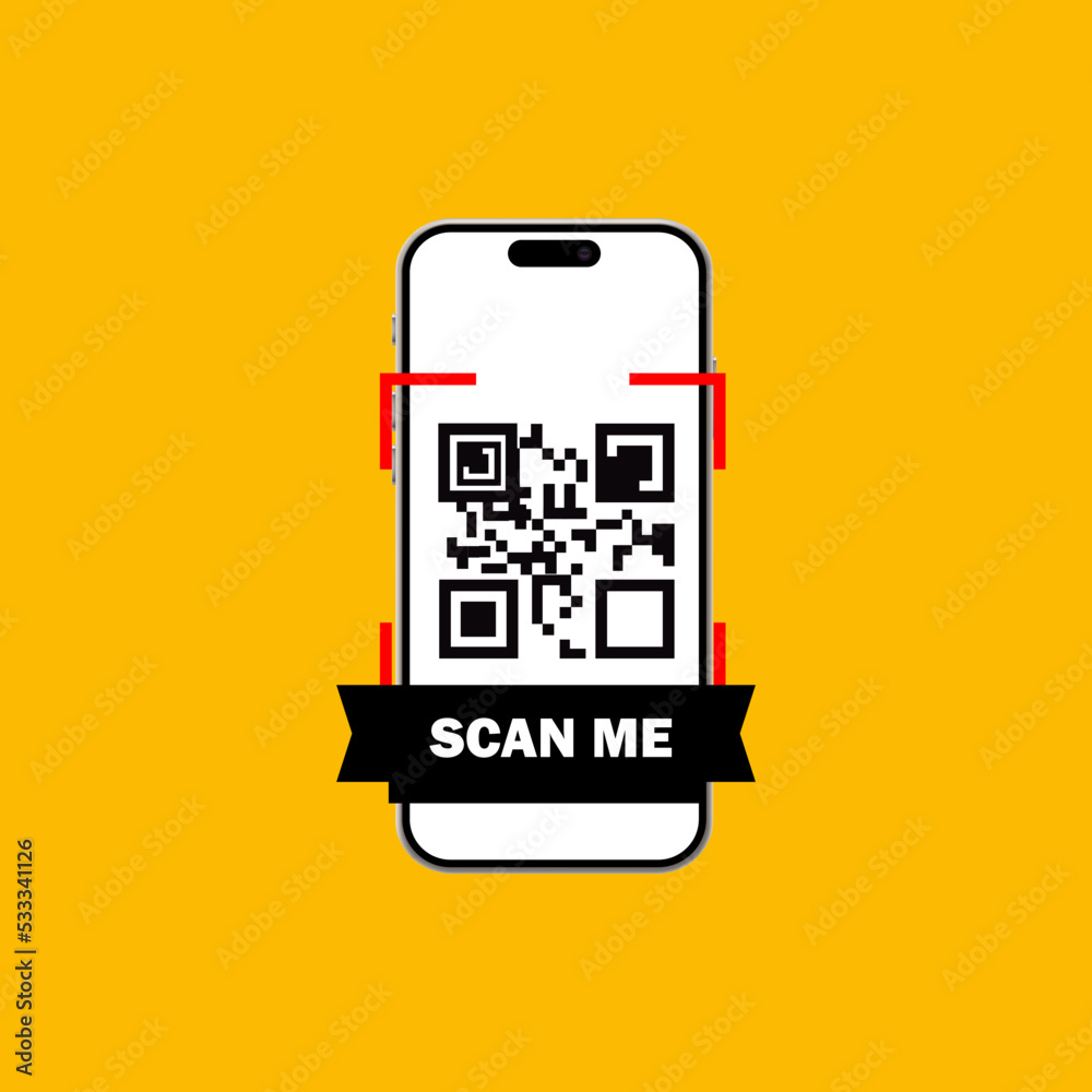 Qr Code Set Scan Qr Code Icon Template Scan Me Qr Code For Smartphone Qr Code For Mobile App