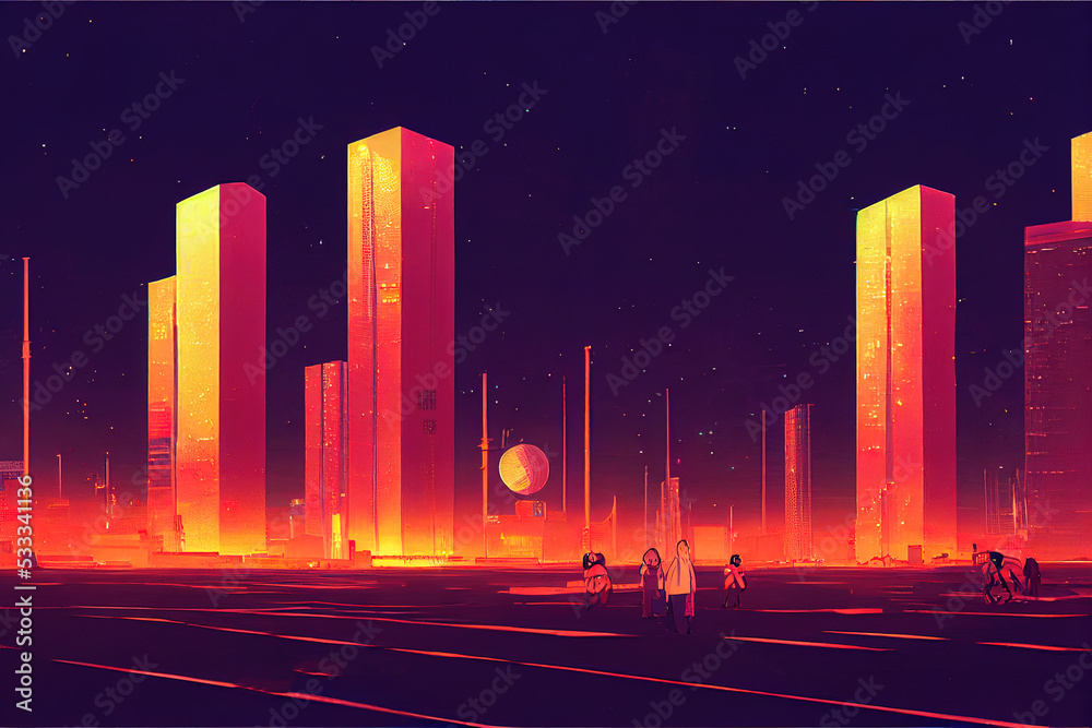 Conceptual Ai Generated Image - A modern Empire City in Erbil Iraq the ...