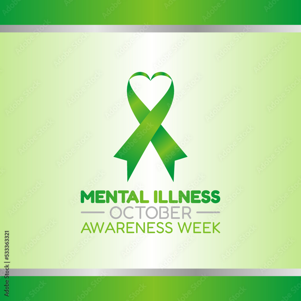 vector graphic of mental health awareness week good for mental health ...