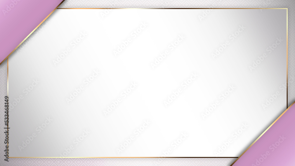 Luxury Background Presentation Slide Frame Layout Template Illustration ...