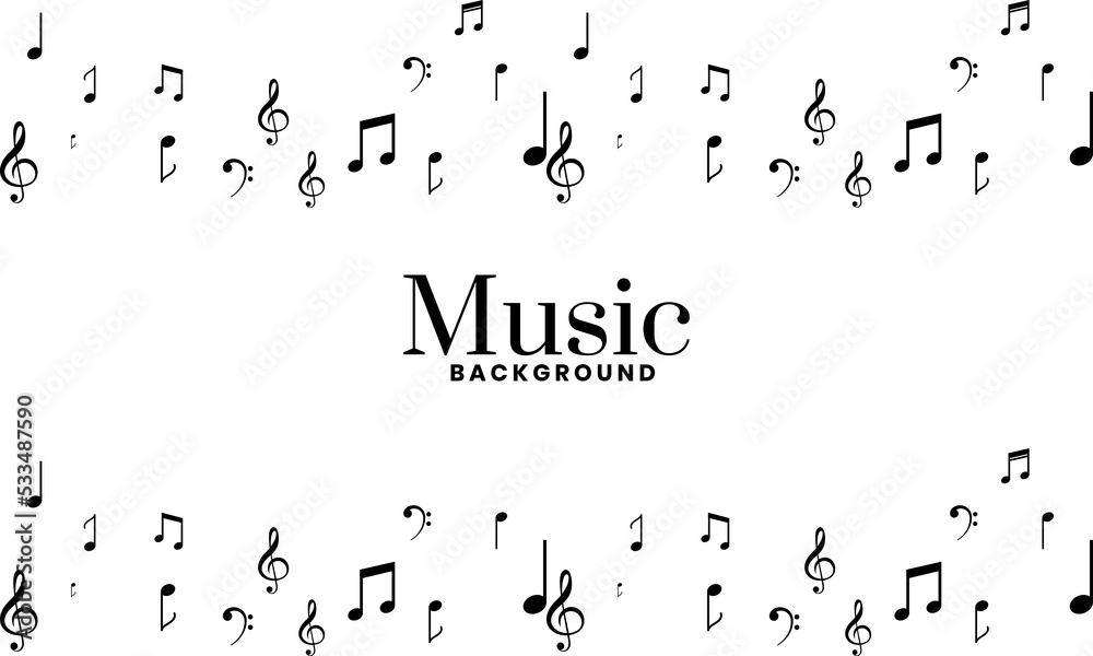 black music background vector illustration, music studio background ...