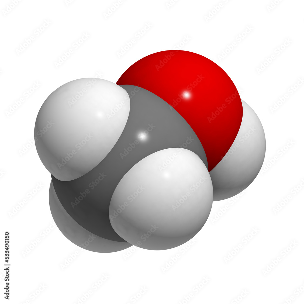 Poster Methanol molecule (chemical structure) – Wall Art | UkPosters