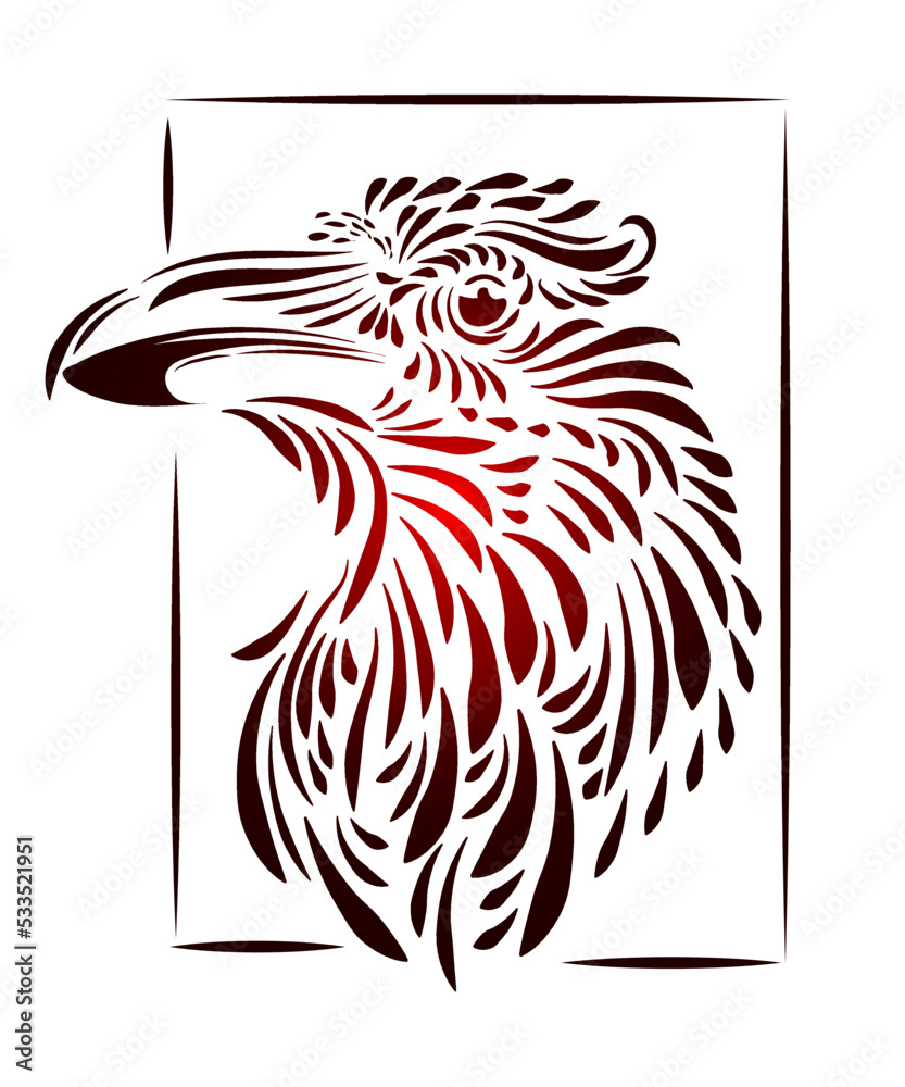 Odin's Celtic Raven. Scandinavian tattoo. Runic symbols in the Old ...