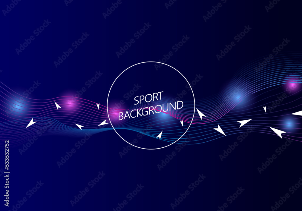 Sports background with lines. Modern colored sports background for ...