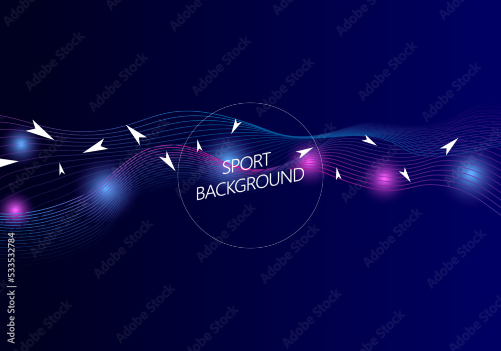 Sports background with lines. Modern colored sports background for ...