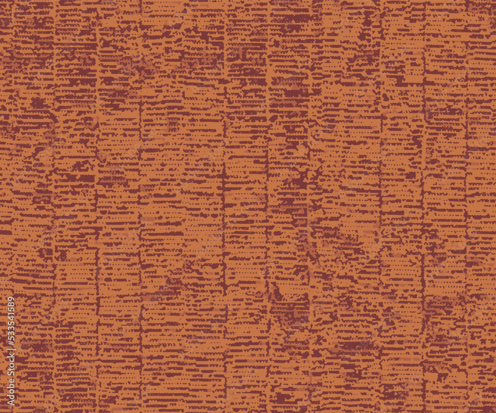 Washed-Out Canvas Effect Textured Distressed orange Striped Seamless ...