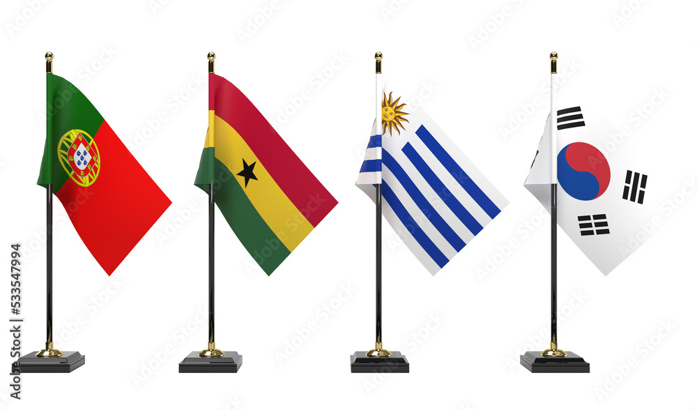 Flags groups of Qatar 2022 world cup. The international world ...
