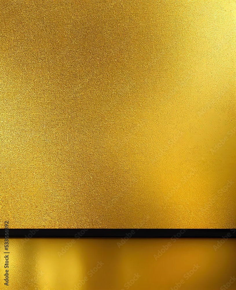 Exploring 24 karat gold. Computer-generated 3D image made to look like ...