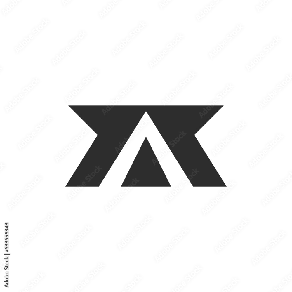 clean monogram symbol logo A iconic design vector ideas, geometric ...