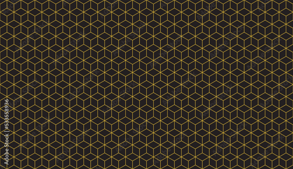 Geometric line art background. Simple artwork illustration of flat ...