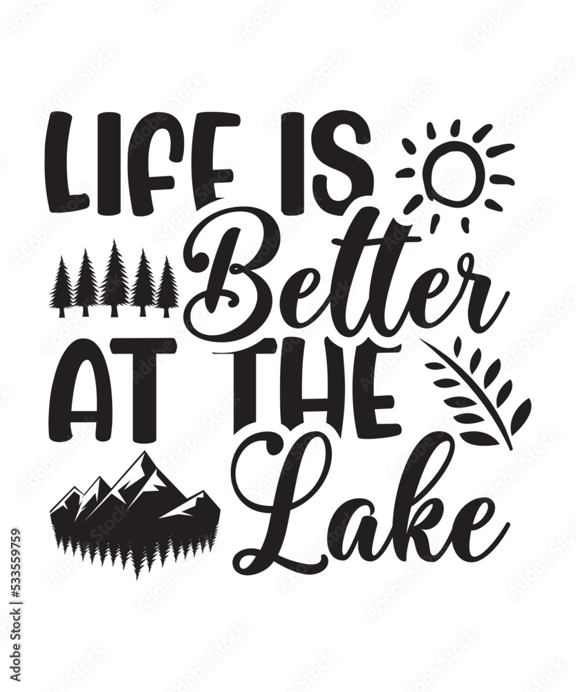 Lake bundle svg, Lake quotes svg, Lake svg, Fishing svg, Lake life svg ...
