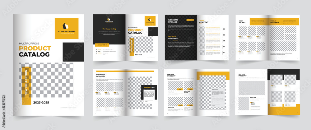 modern a4 product catalog design template Stock Vector | Adobe Stock