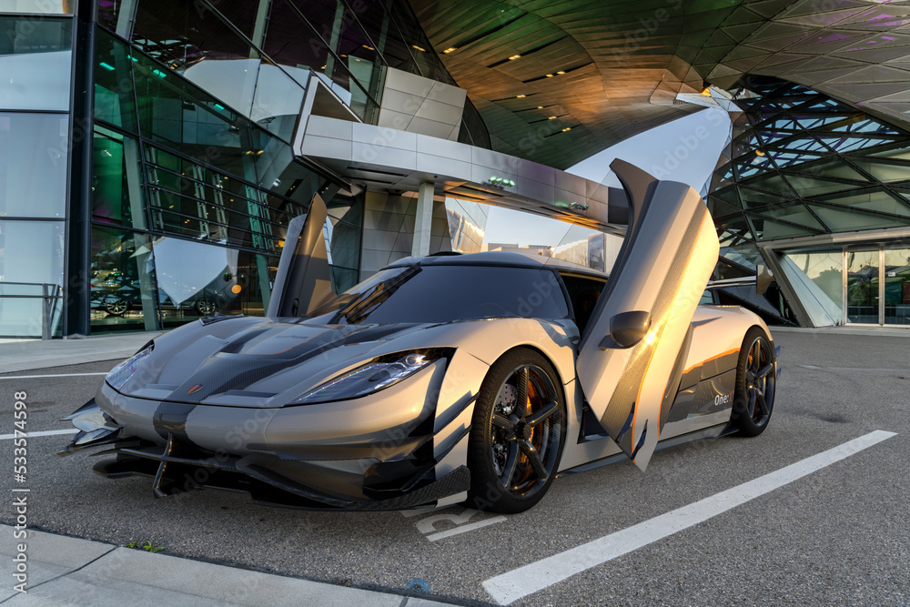 Koenigsegg One:1 - a hypercar designed by the Swedish company ...