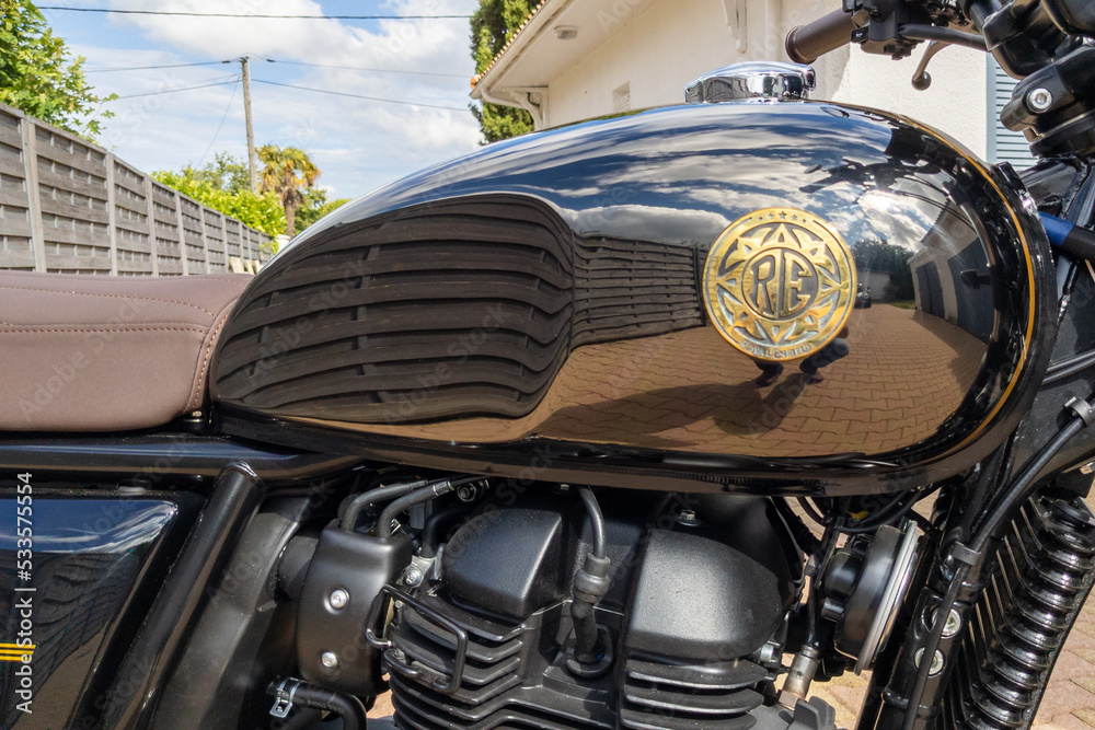 Royal Enfield 650 text sign logo brand india interceptor 120 th year ...