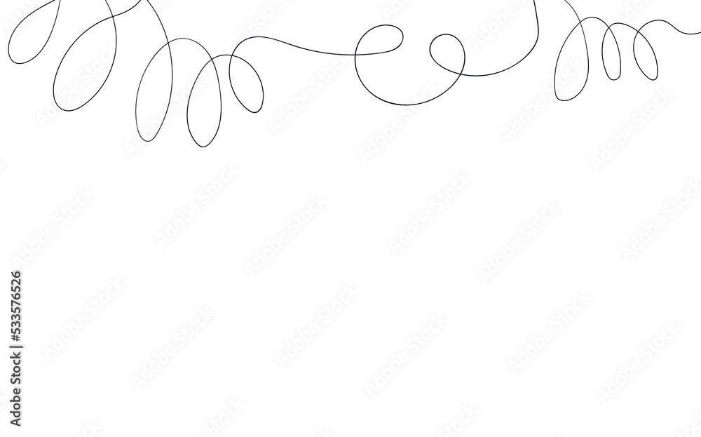 Floral silhouette art line. Flowers in continuous line drawing style ...