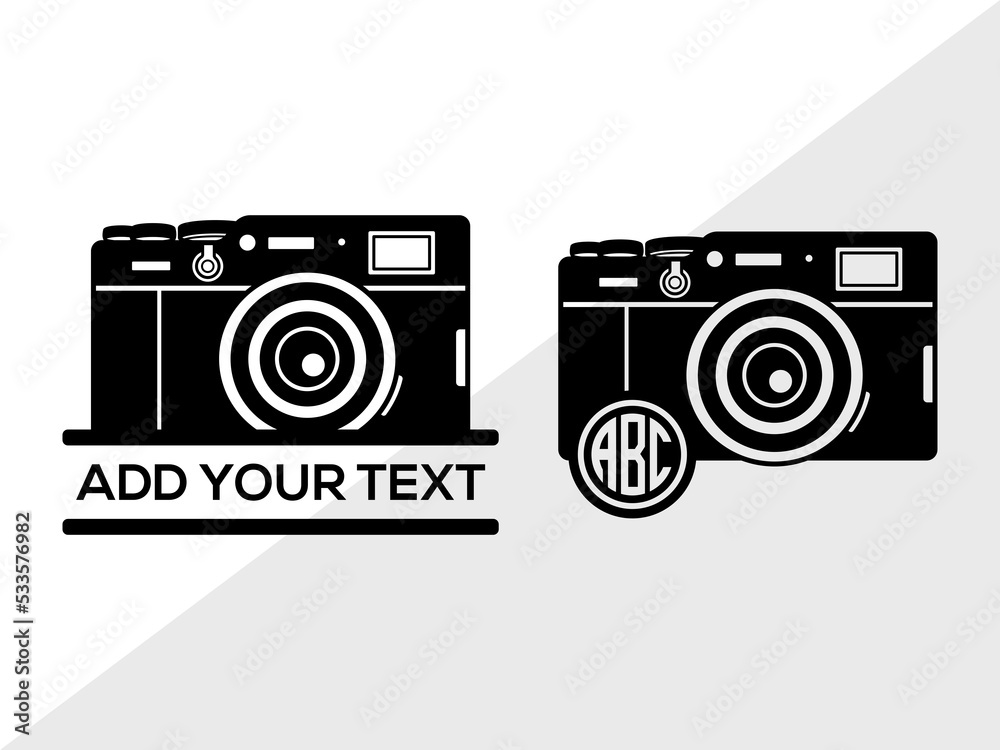 Camera Monogram SVG, Camera SVG, Camera Icon Svg, Film Reel Svg ...