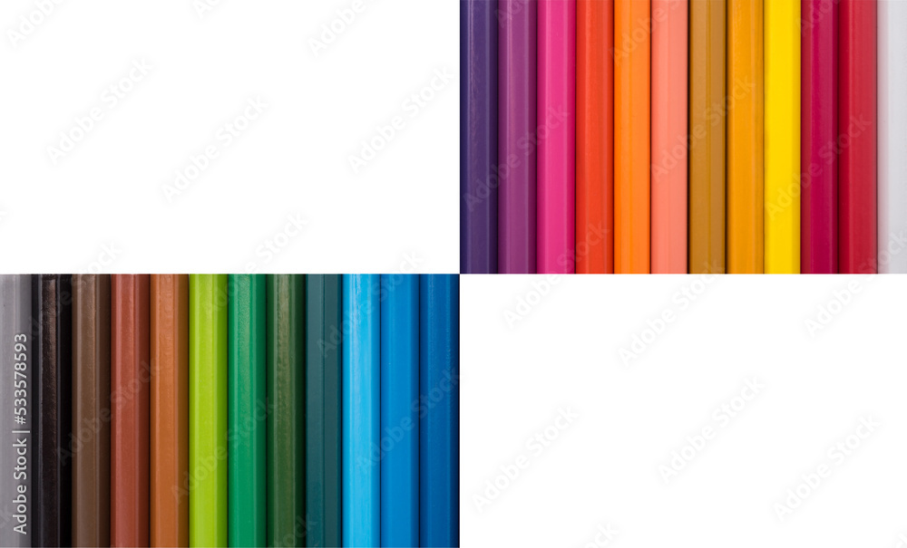 Colored pencils isolated Stock Photo | Adobe Stock
