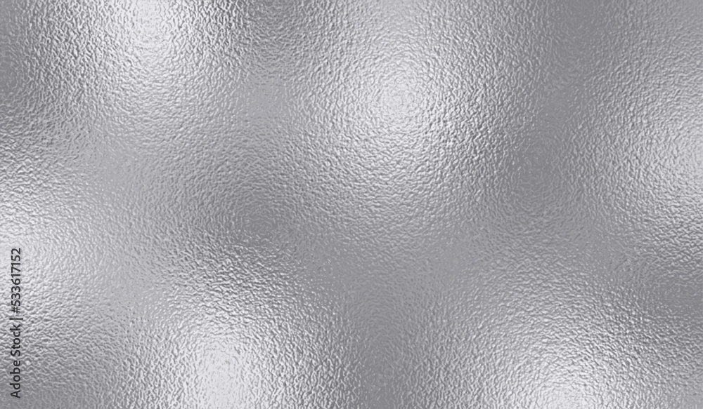 Silver metal effect foil. Silver texture. Gradient background. Metal ...
