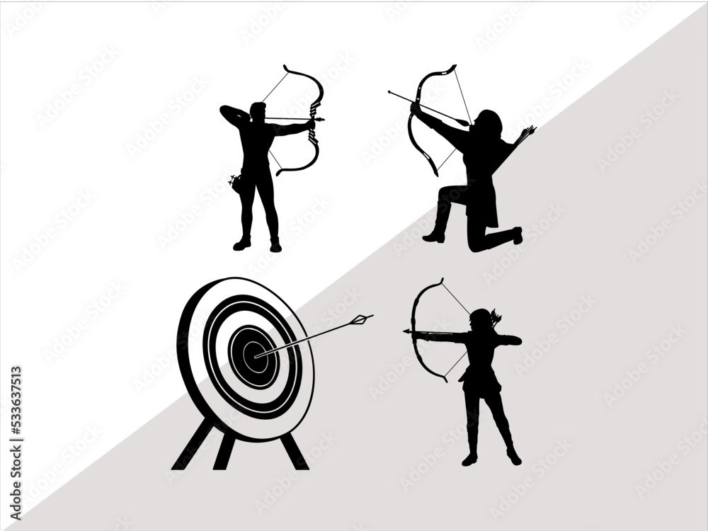 Archery Sports svg, Archery Target svg, target svg, Cut file, for ...
