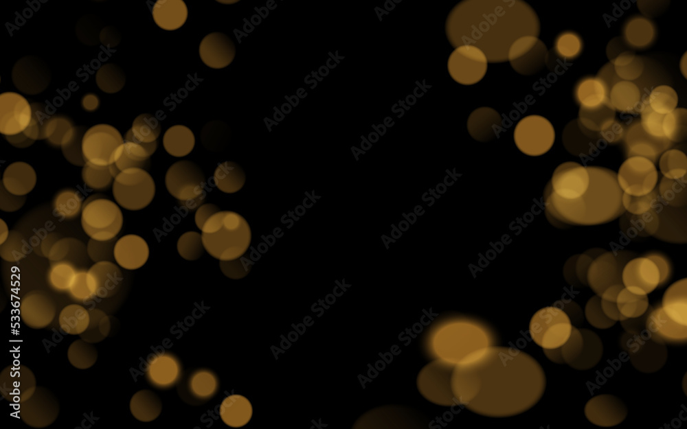 Light abstract glowing bokeh lights. Bokeh lights effect isolated on ...