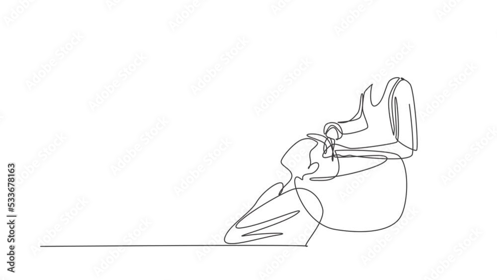Animated self drawing of single continuous line draw like a princess ...