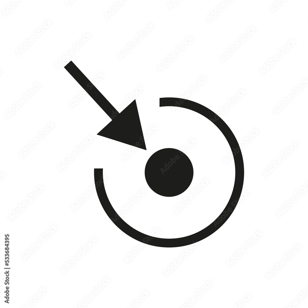 Update Vector Icon Refresh Arrow Rotation Symbol Reload Cycle Sign