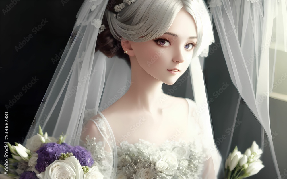 Anime Wedding Flower Girl