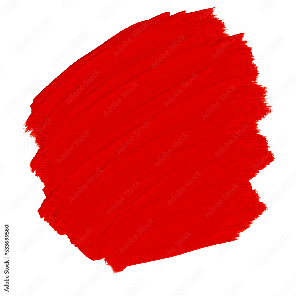 PNG Isolated Red Paint Stroke Graphic Element with Transparent ...