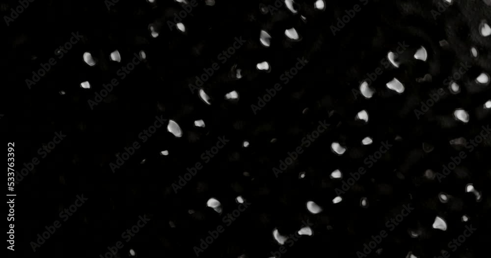 Water vibrating strongly from sund creating patterns. Cymatics science ...