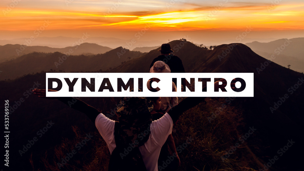 Dynamic Intro Multi Screen Titles Stock Template | Adobe Stock