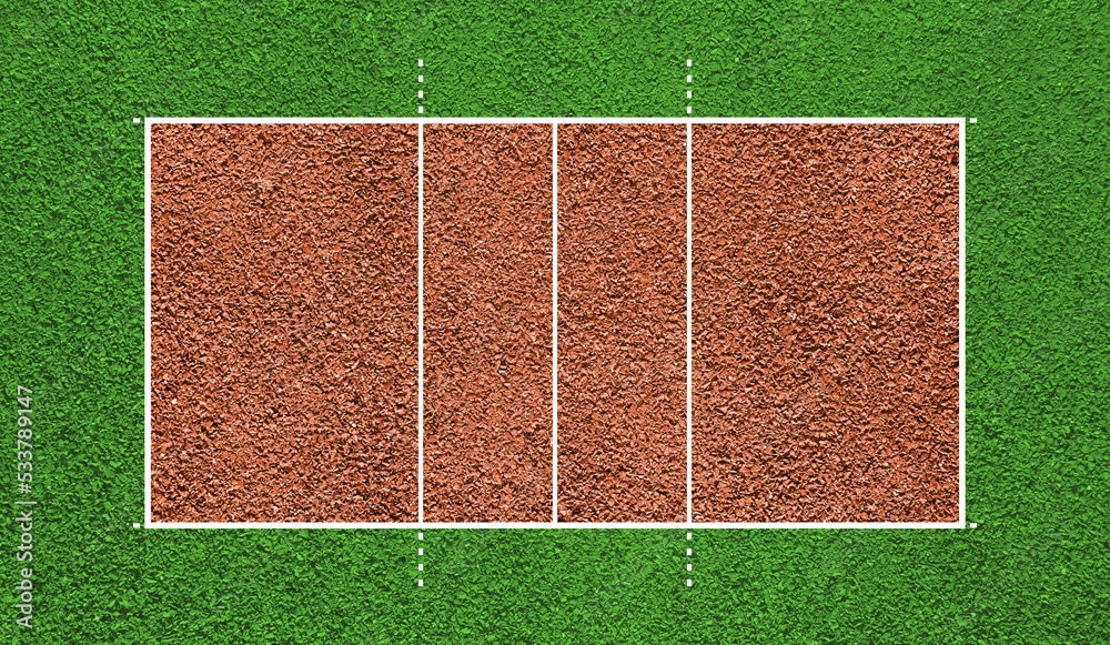 Volleyball court. Top view field. Board background. Stock Illustration ...
