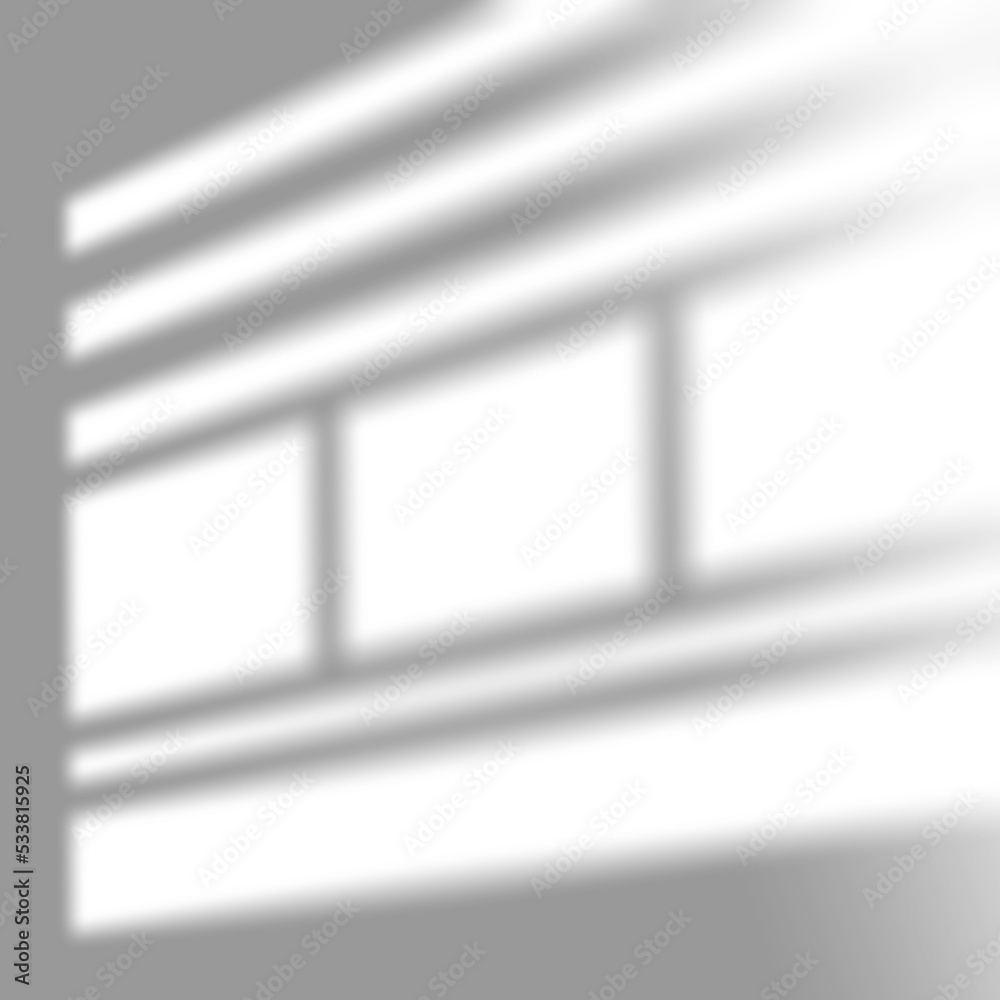 Window drop diagonal shadow overlay on wall texture background Stock ...