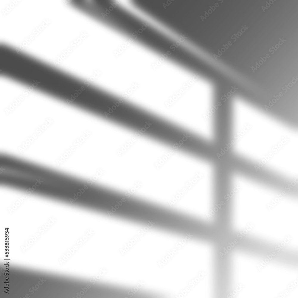 Transparent Window Blinds Shadow Overlay Effect Illustration Stock ...