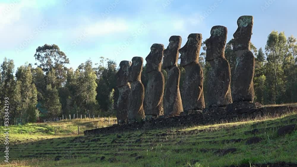 easter, island, moai, statue, chile, ancient, sculpture, history, rock ...