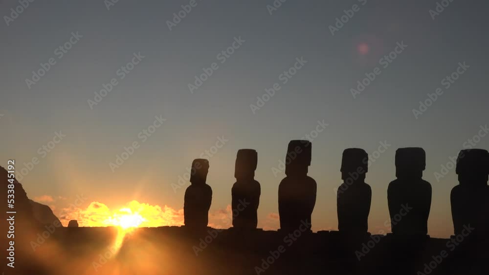 easter, island, moai, statue, chile, ancient, sculpture, history, rock ...